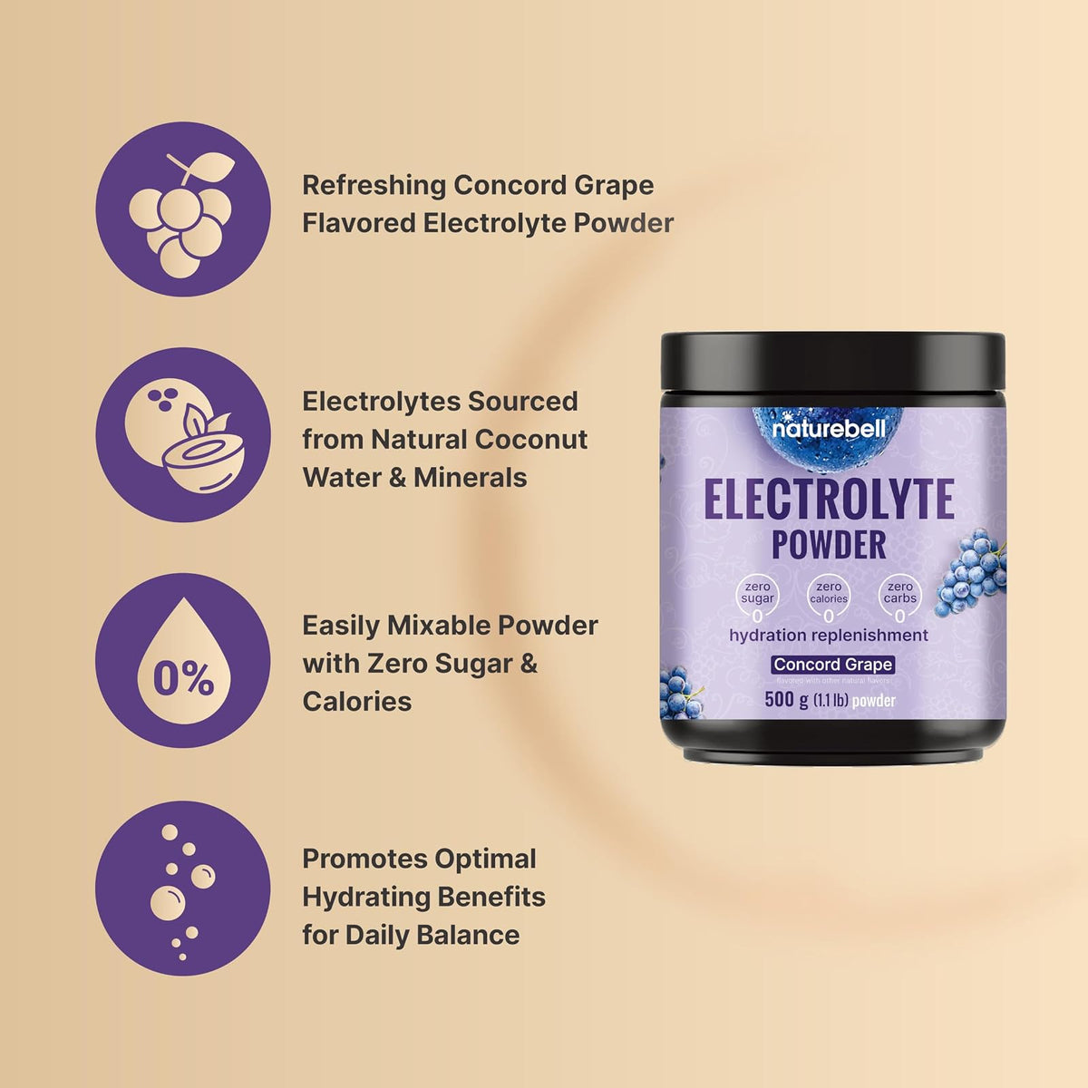 NatureBell electrolyte powder for sports