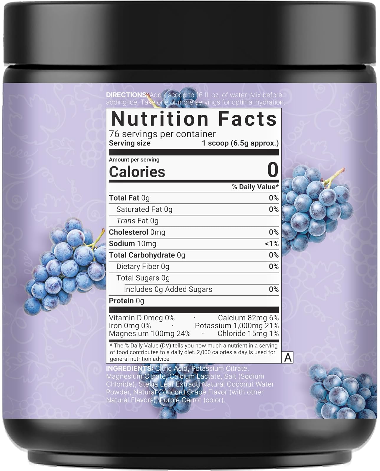 NatureBell electrolytes powder for balanced hydration