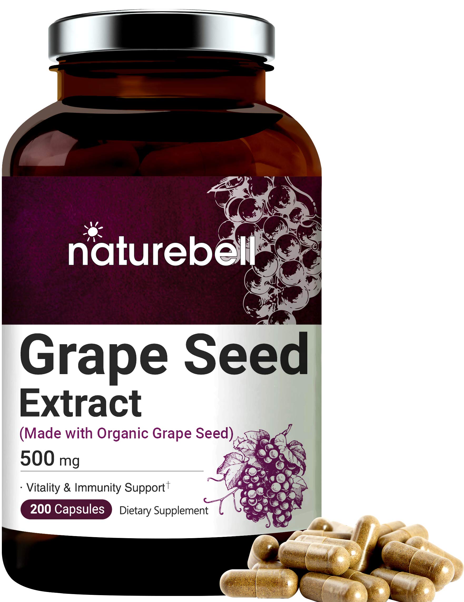 NatureBell grape seed extract capsules