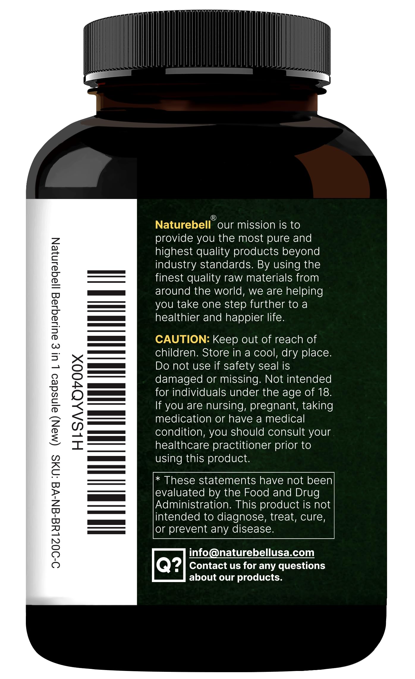 NatureBell herbal supplements for energy