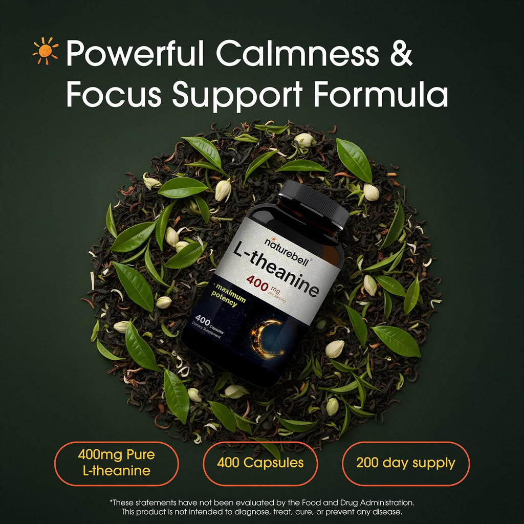 NatureBell l-theanine 400 mg benefits