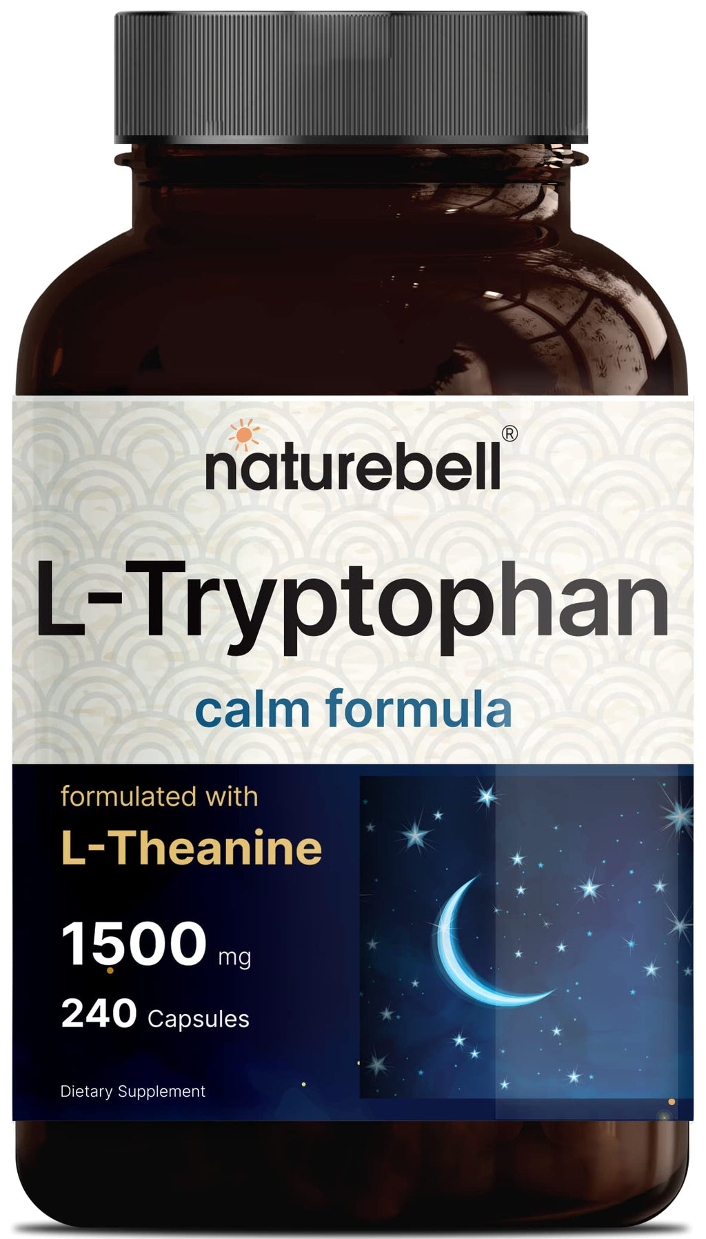 NatureBell L-Tryptophan mood support capsules