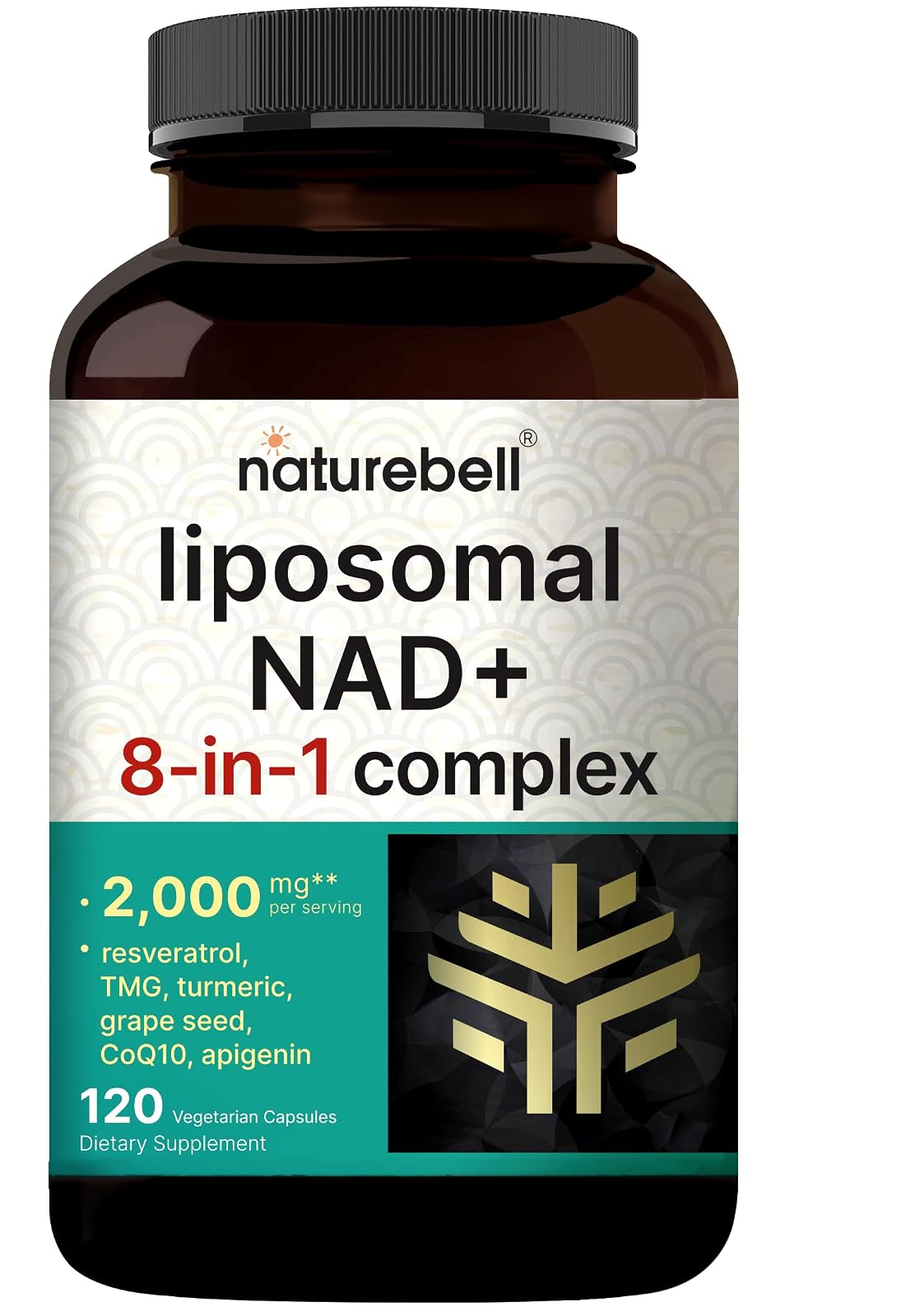 NatureBell Liposomal NAD+ vegetarian capsules