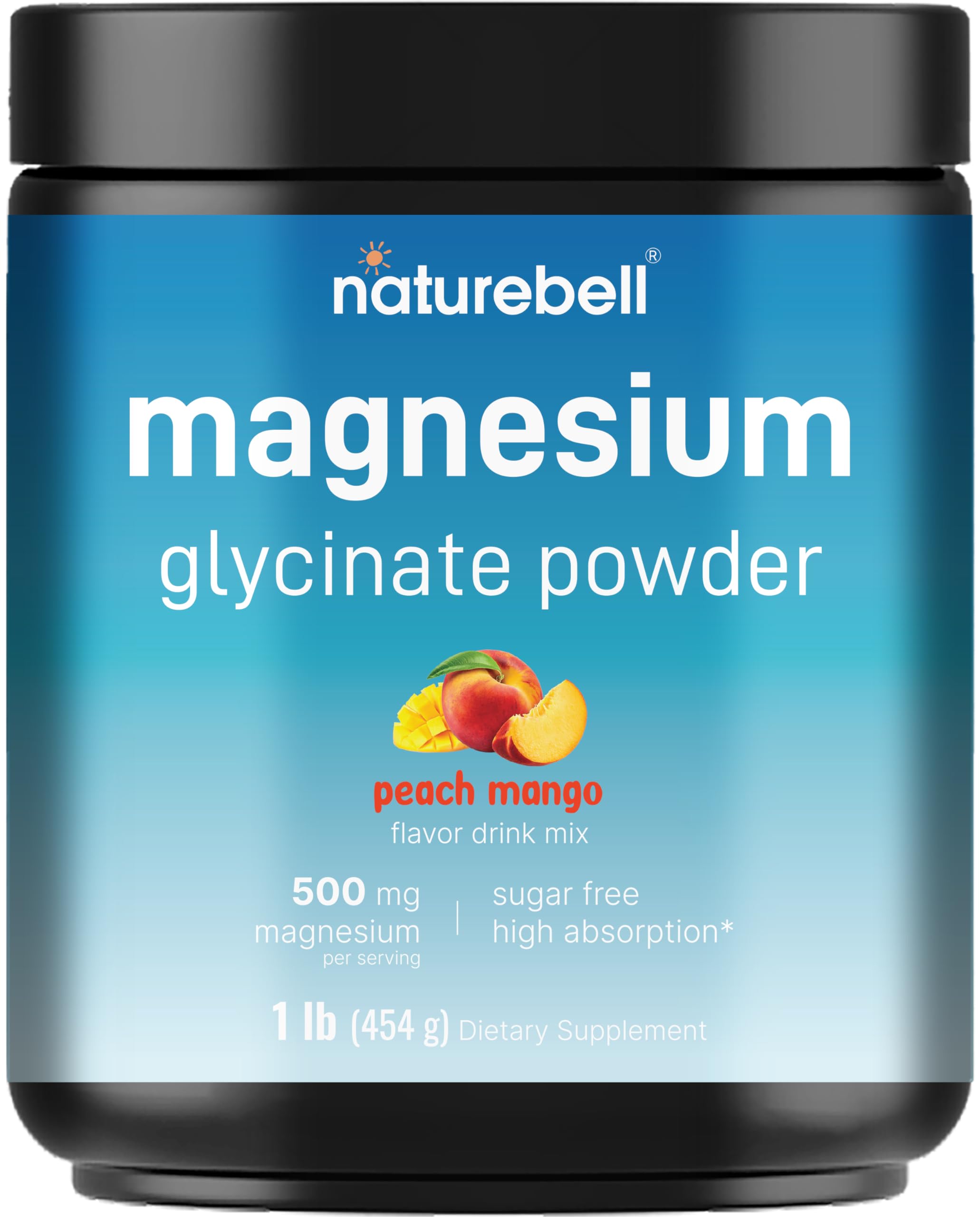 NatureBell magnesium glycinate powder benefits