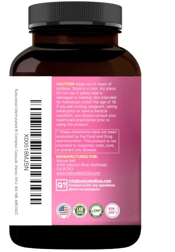NatureBell Methylated B Complex for vitality