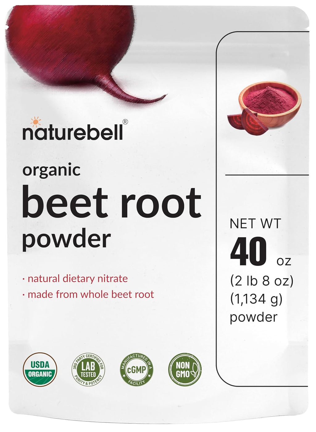 NatureBell organic beet root powder benefits
