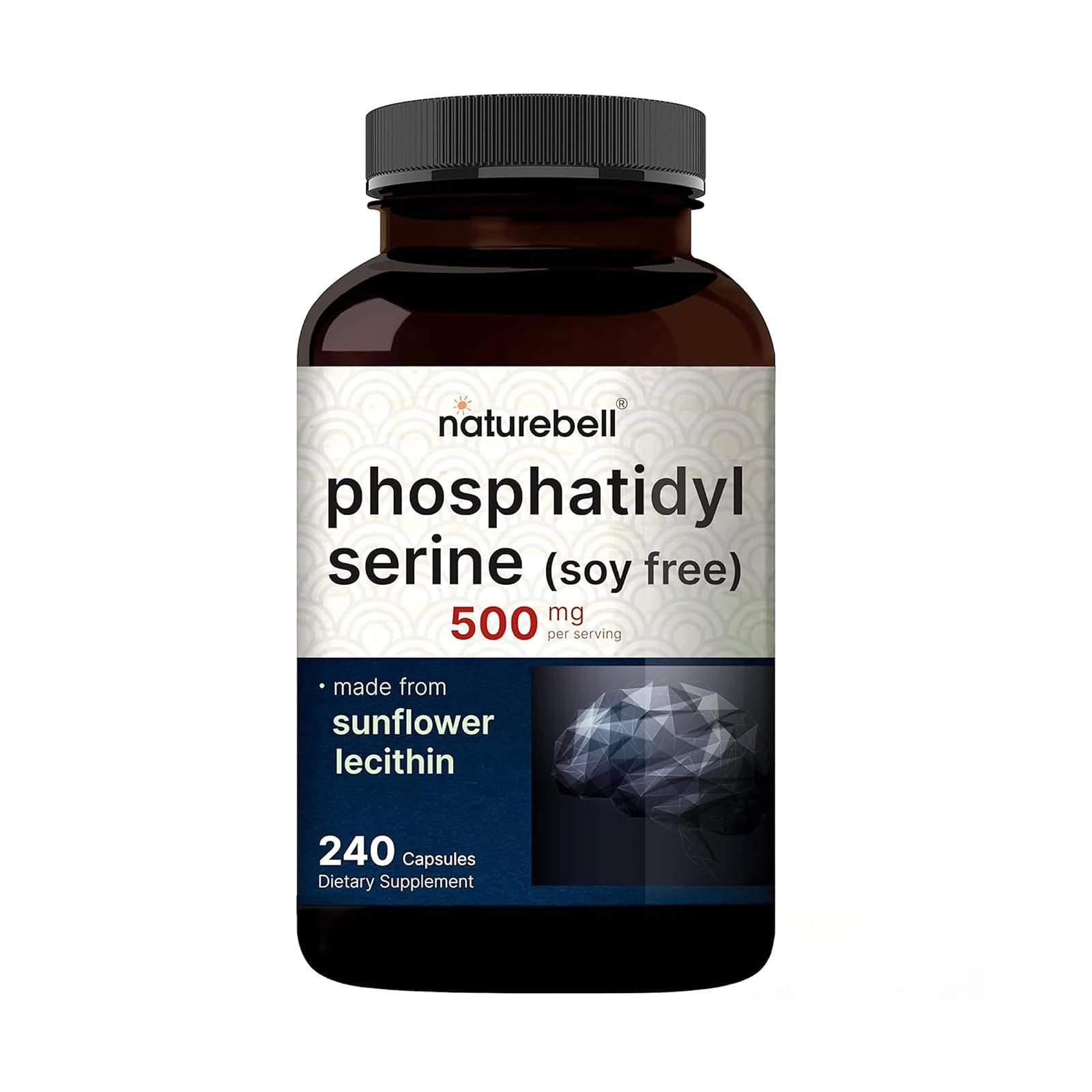 NatureBell phosphatidylserine capsules for brain health