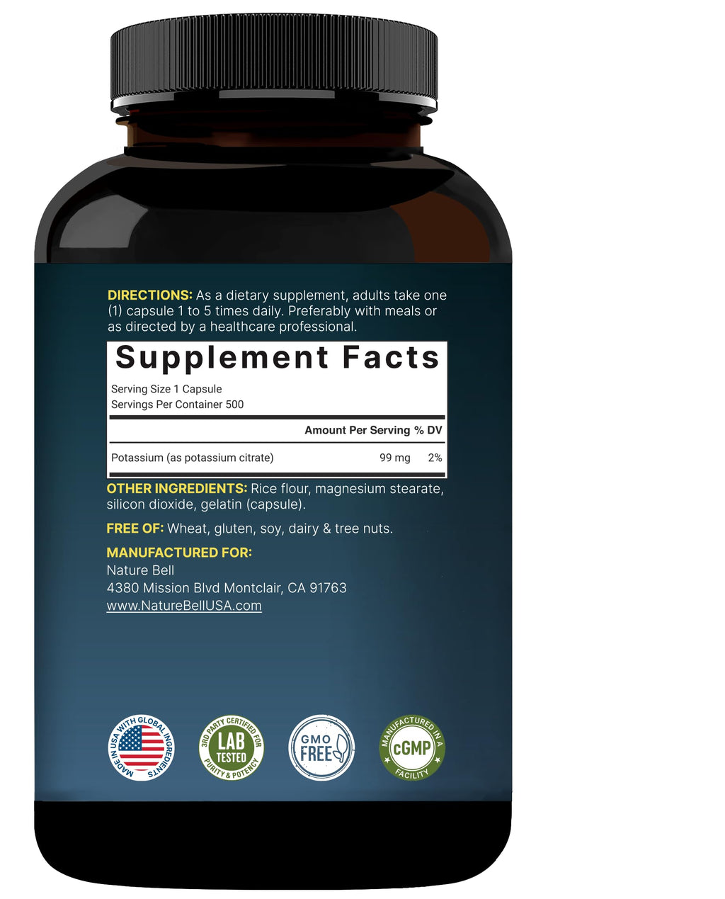 NatureBell potassium for optimal performance