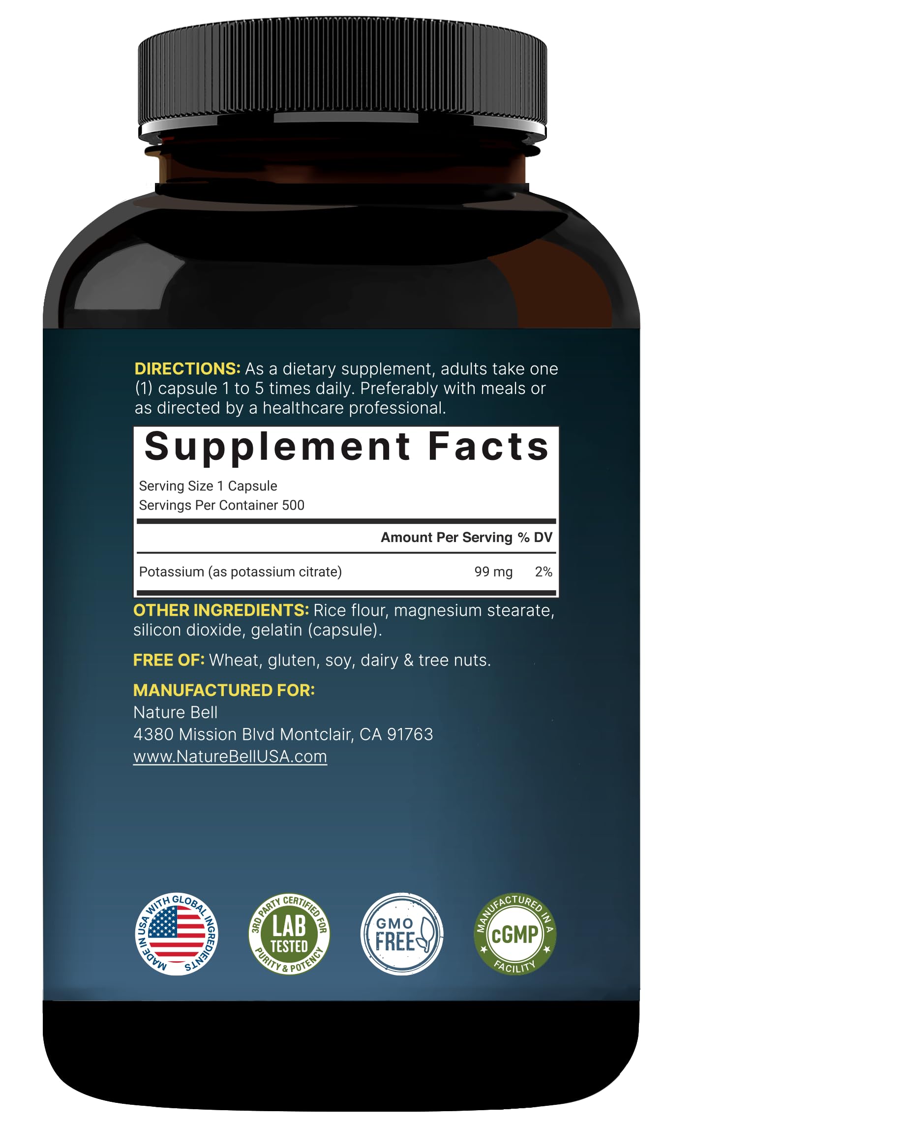 NatureBell potassium for optimal performance