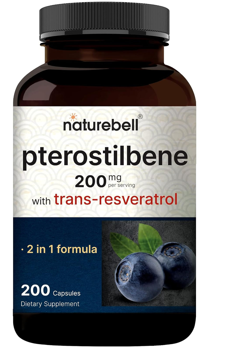 NatureBell Pterostilbene antioxidant capsules