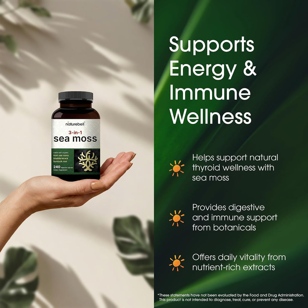 NatureBell Sea Moss multivitamin for seniors