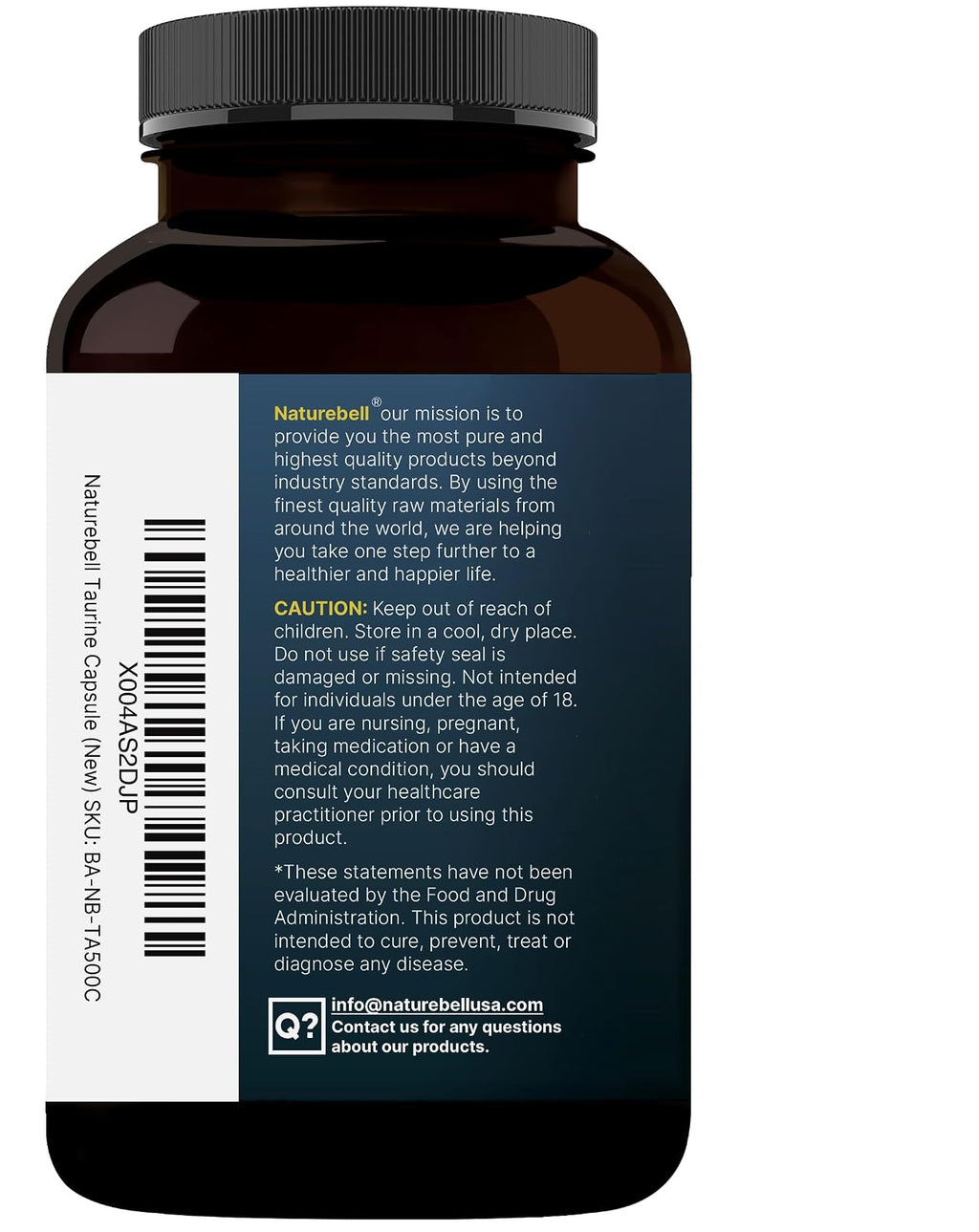 NatureBell taurine for overall wellness