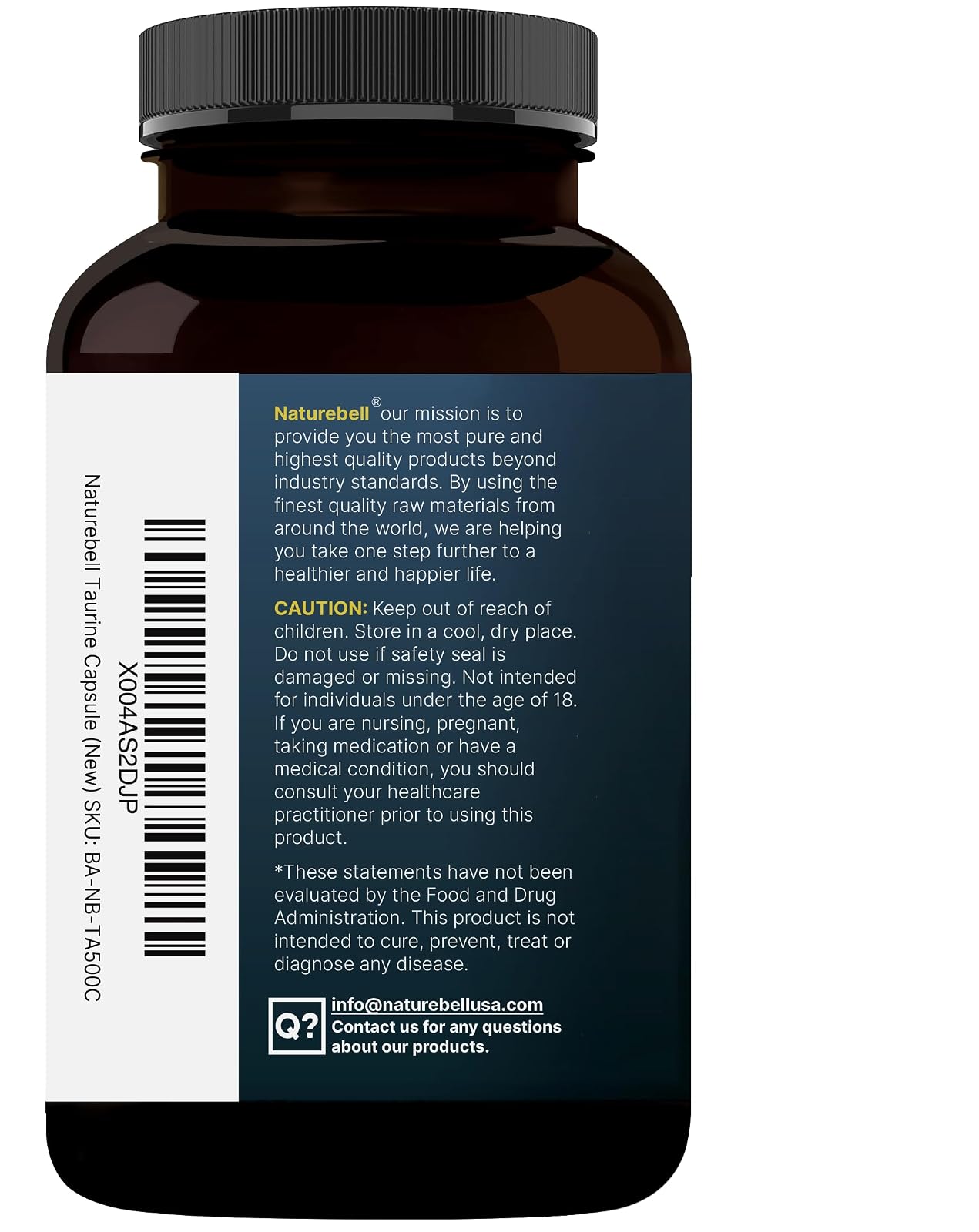 NatureBell taurine for overall wellness