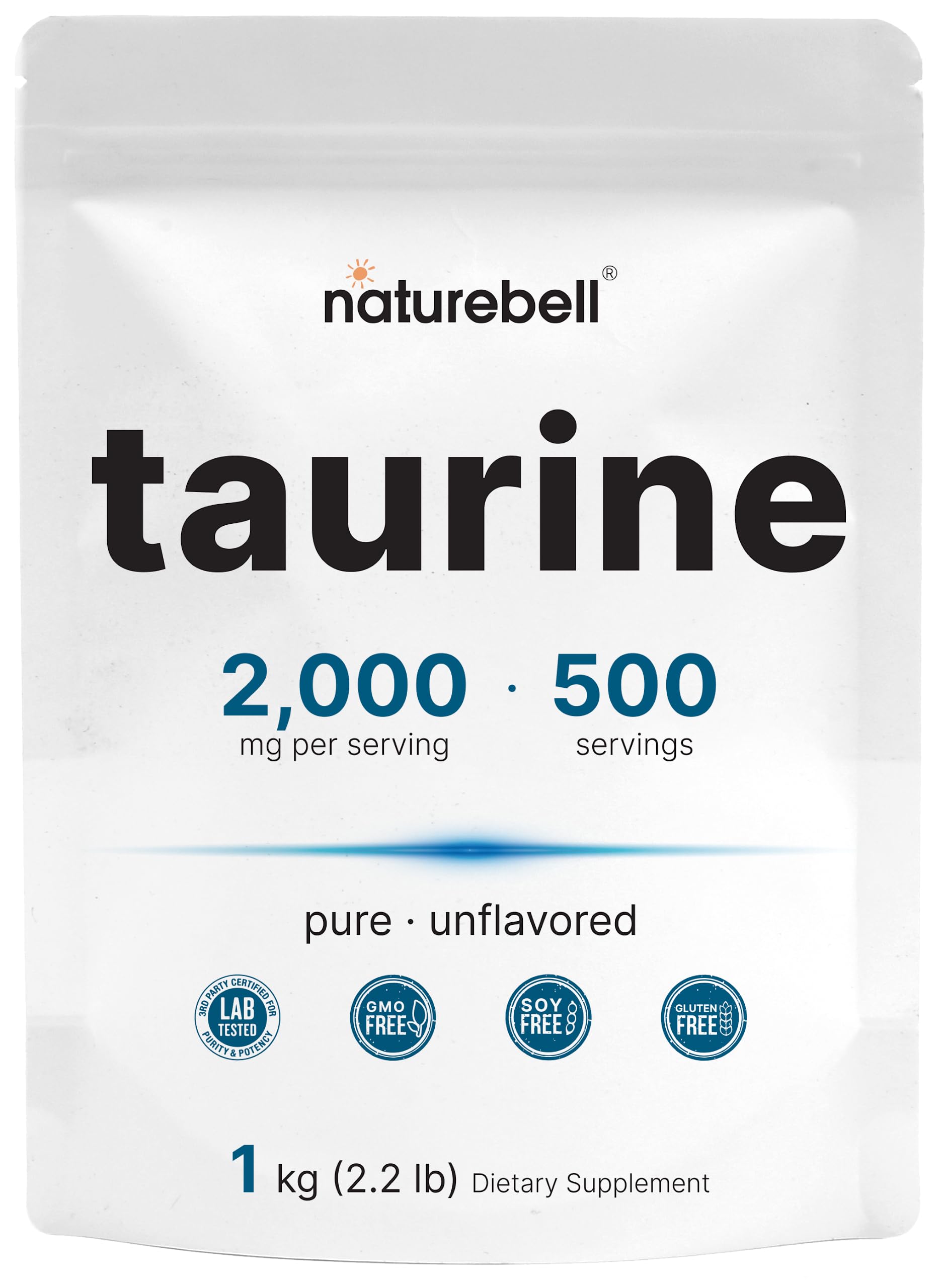 NatureBell taurine powder for heart health