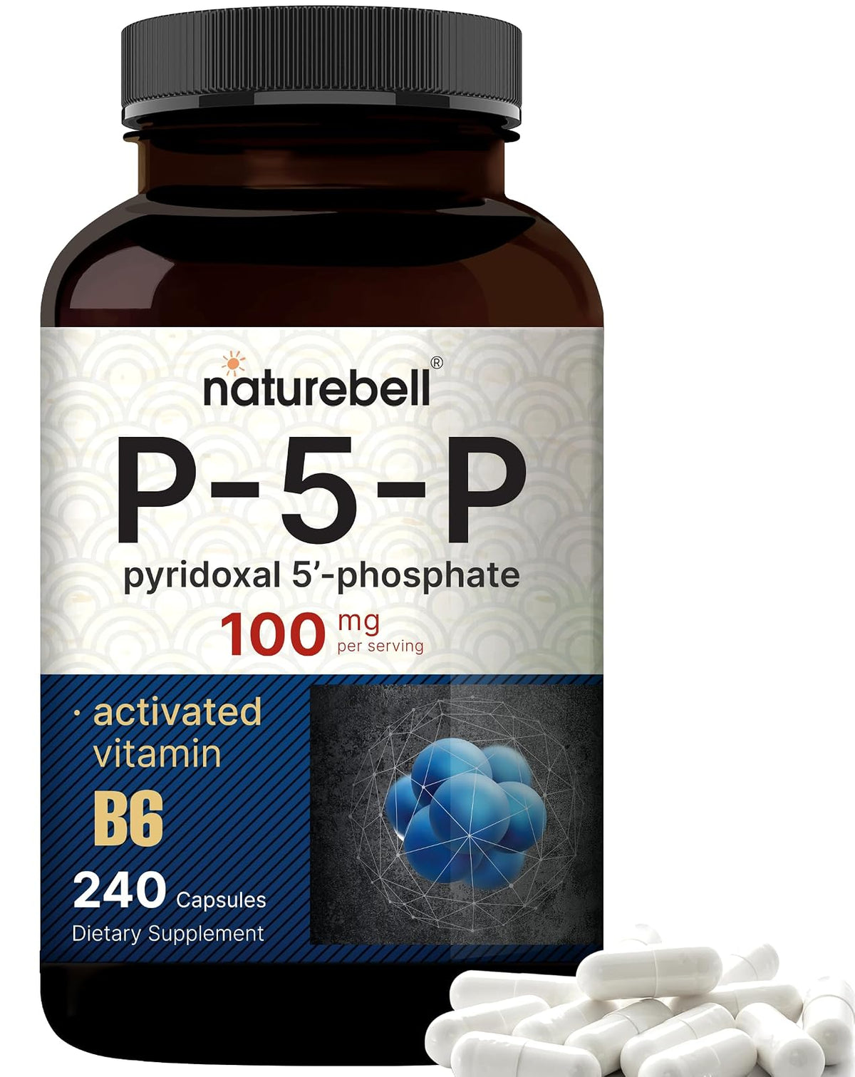 NatureBell Vitamin B6 100 mg capsules