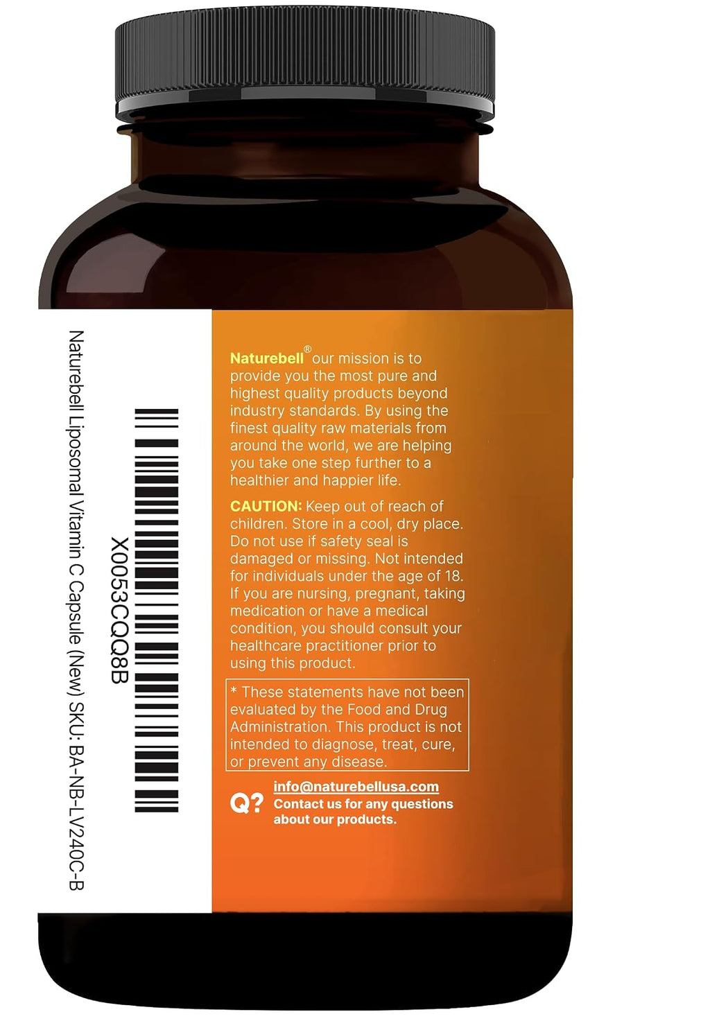 NatureBell vitamin C for energy boost
