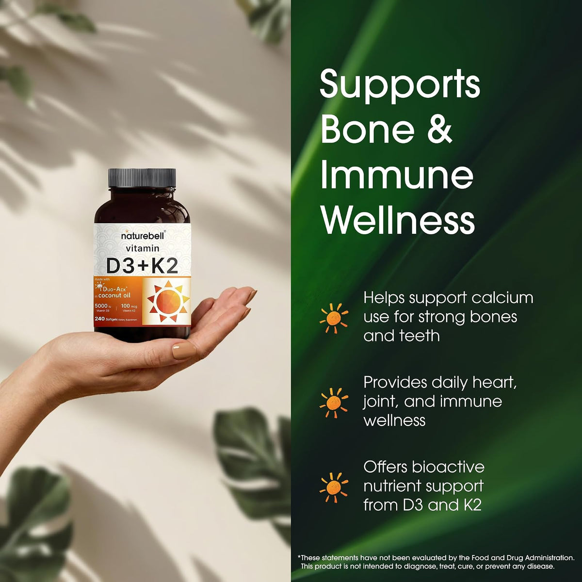 NatureBell vitamin D immune support