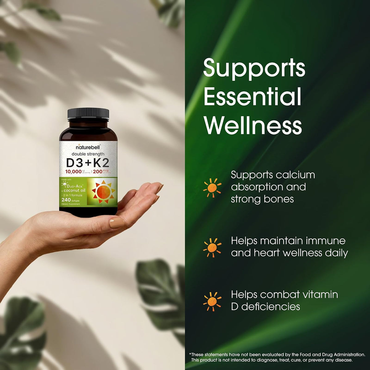 NatureBell vitamin D3 for immunity