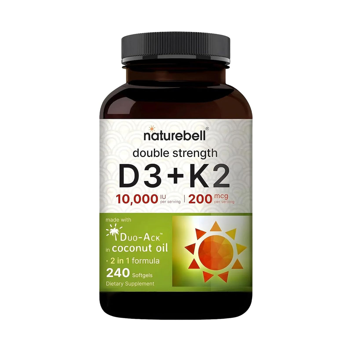 NatureBell vitamin D3 softgels