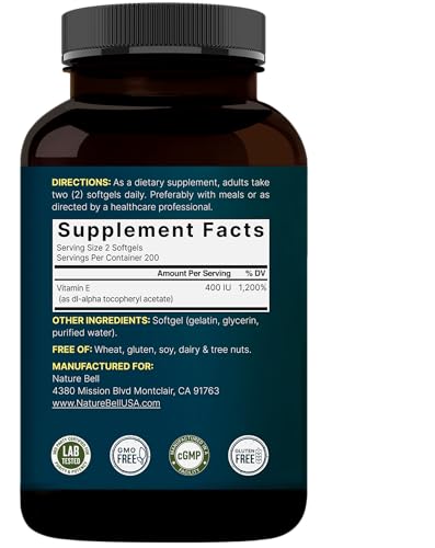 NatureBell vitamin e for overall wellness