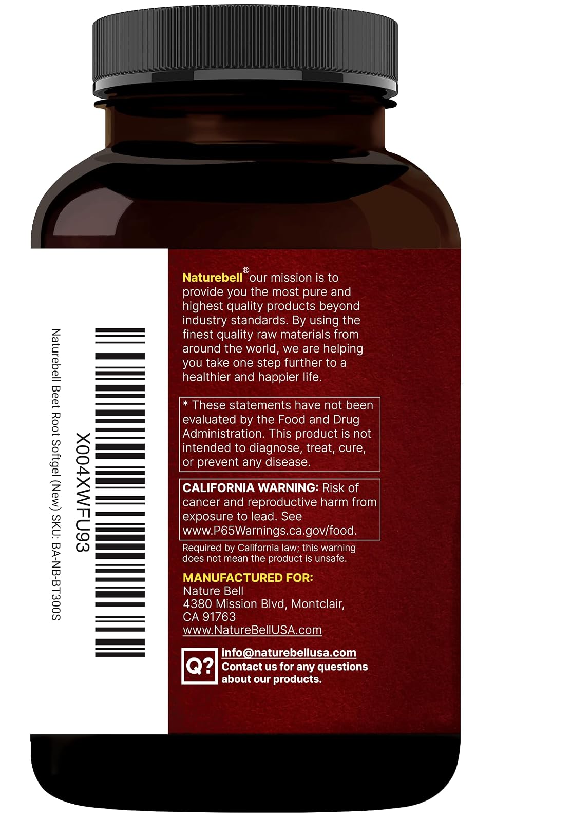 NatureBell vitamins for active lifestyle