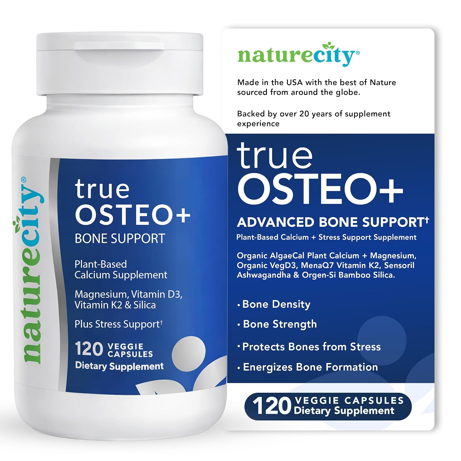 NatureCity plant-based calcium capsules