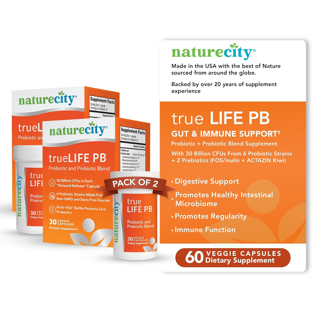 NatureCity probiotics for digestive health
