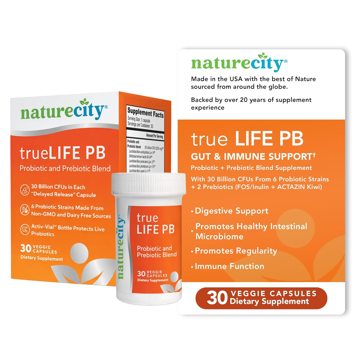 NatureCity probiotics for gut health