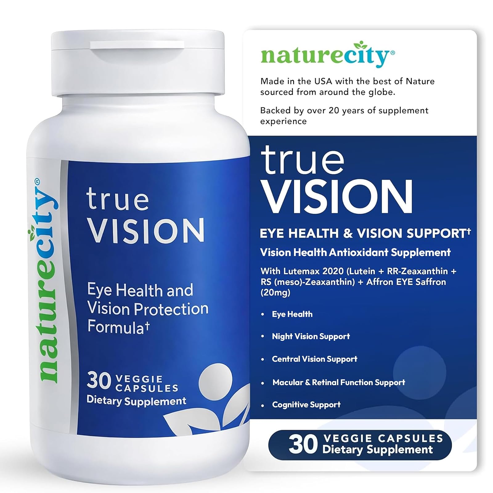 NatureCity True-Vision eye health capsules