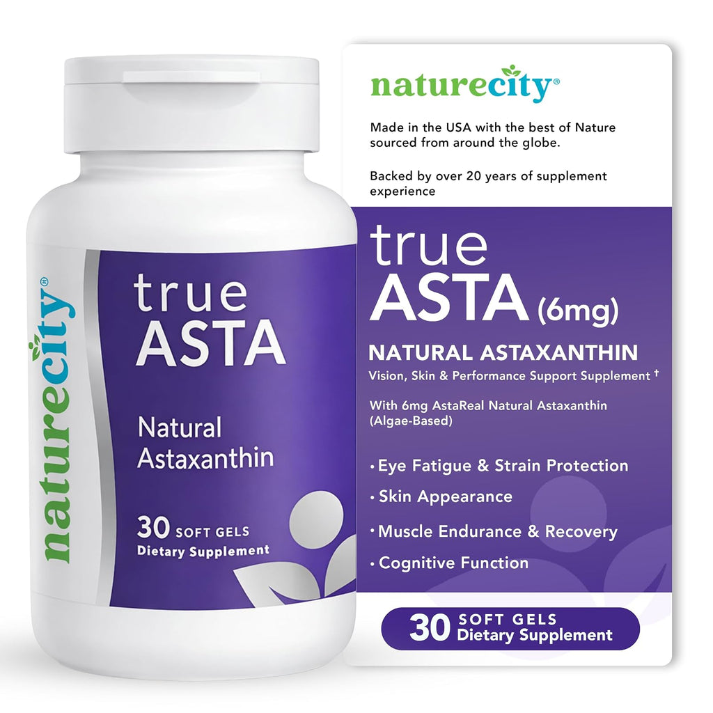 NatureCity TrueAsta antioxidant soft gels