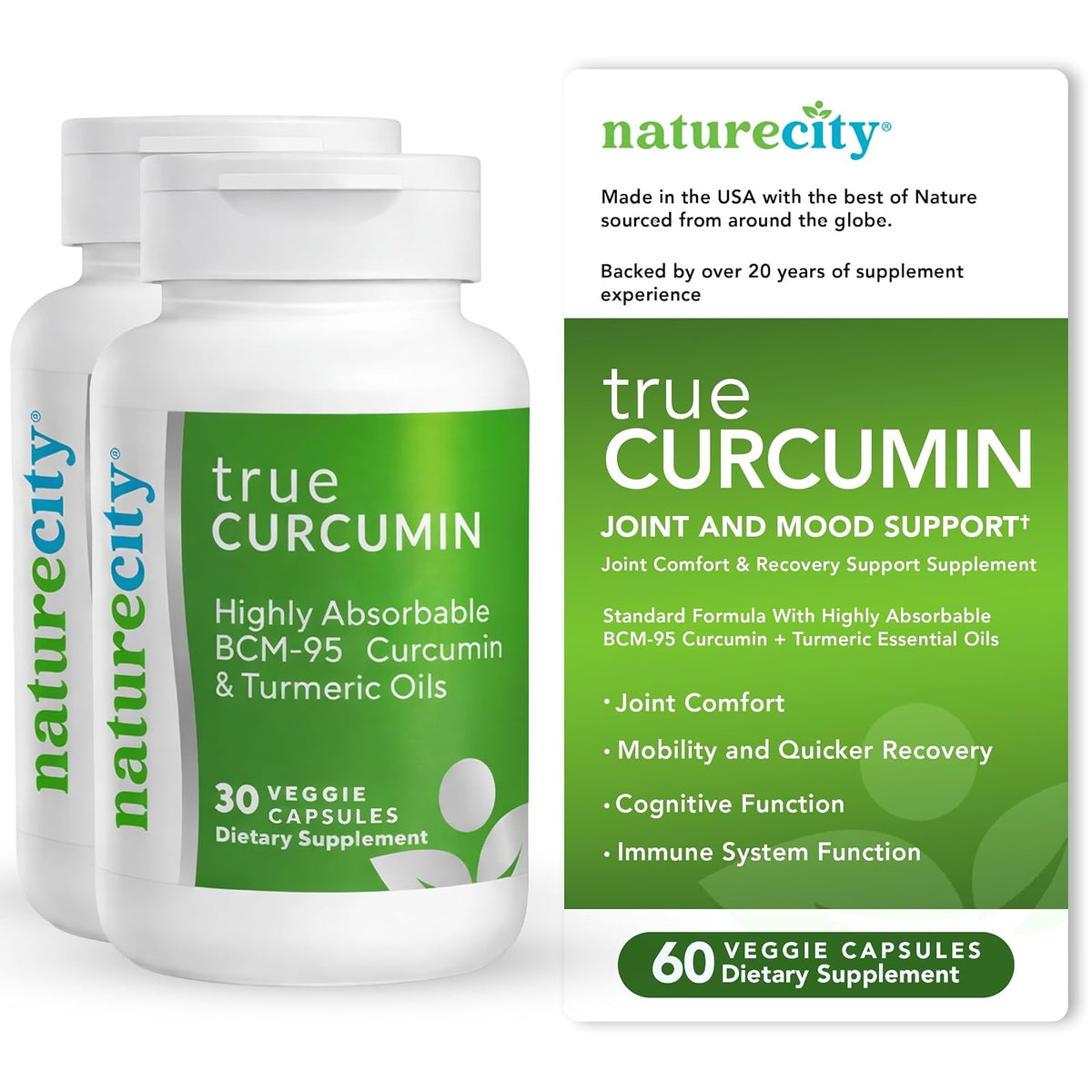 NatureCity turmeric curcumin capsules