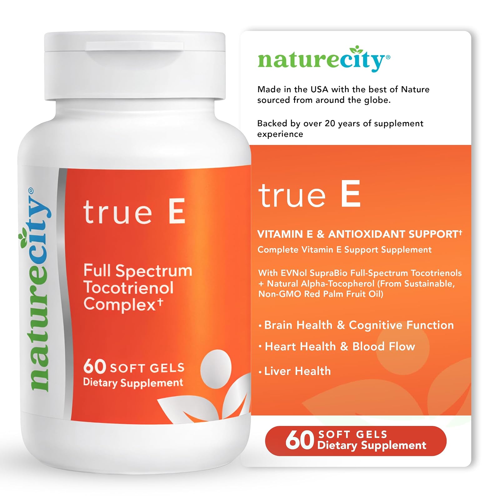 NatureCity vitamin E softgels for health