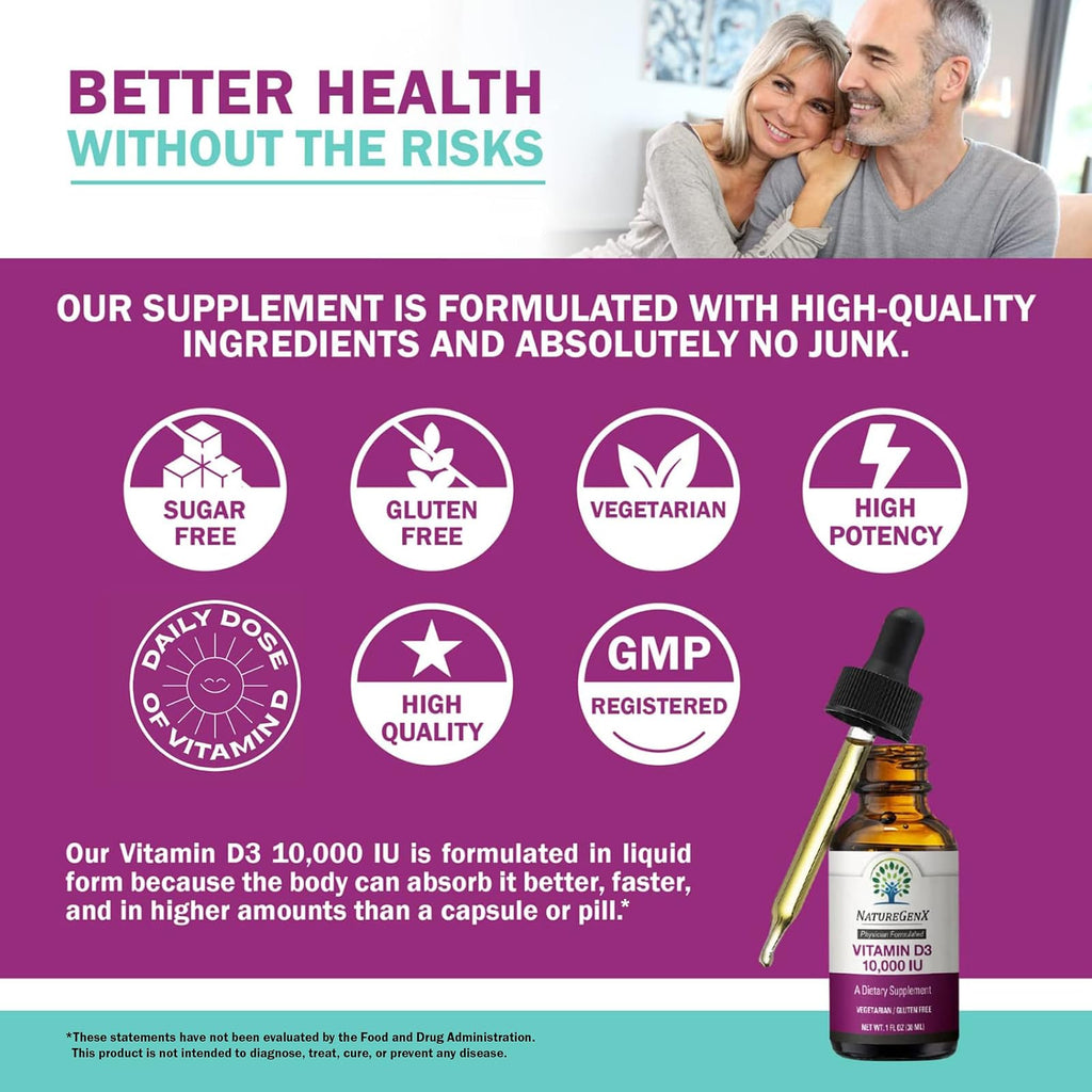NatureGenX 1000 IU vitamin D3