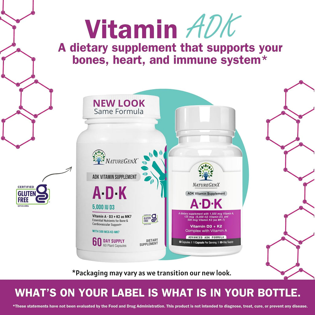 NatureGenX ADK vitamin benefits