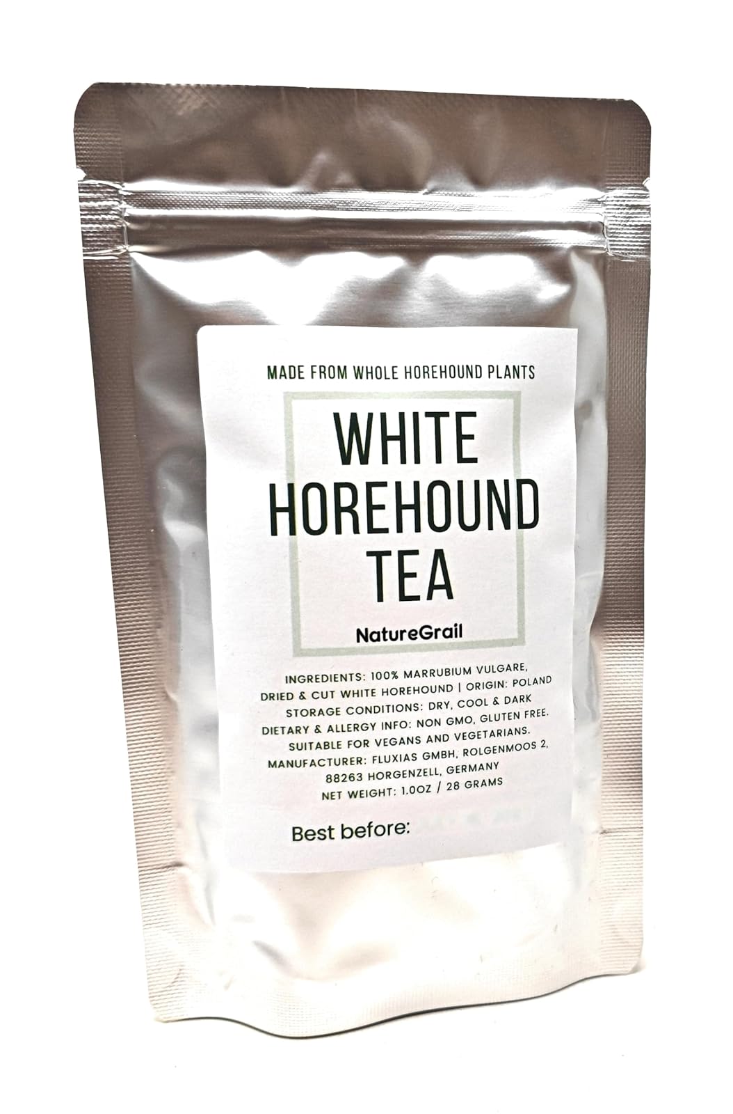 Naturegrail white horehound tea infusion