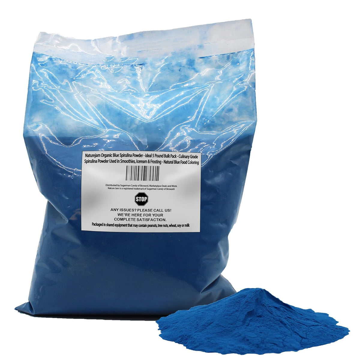 Naturejam organic blue spirulina powder