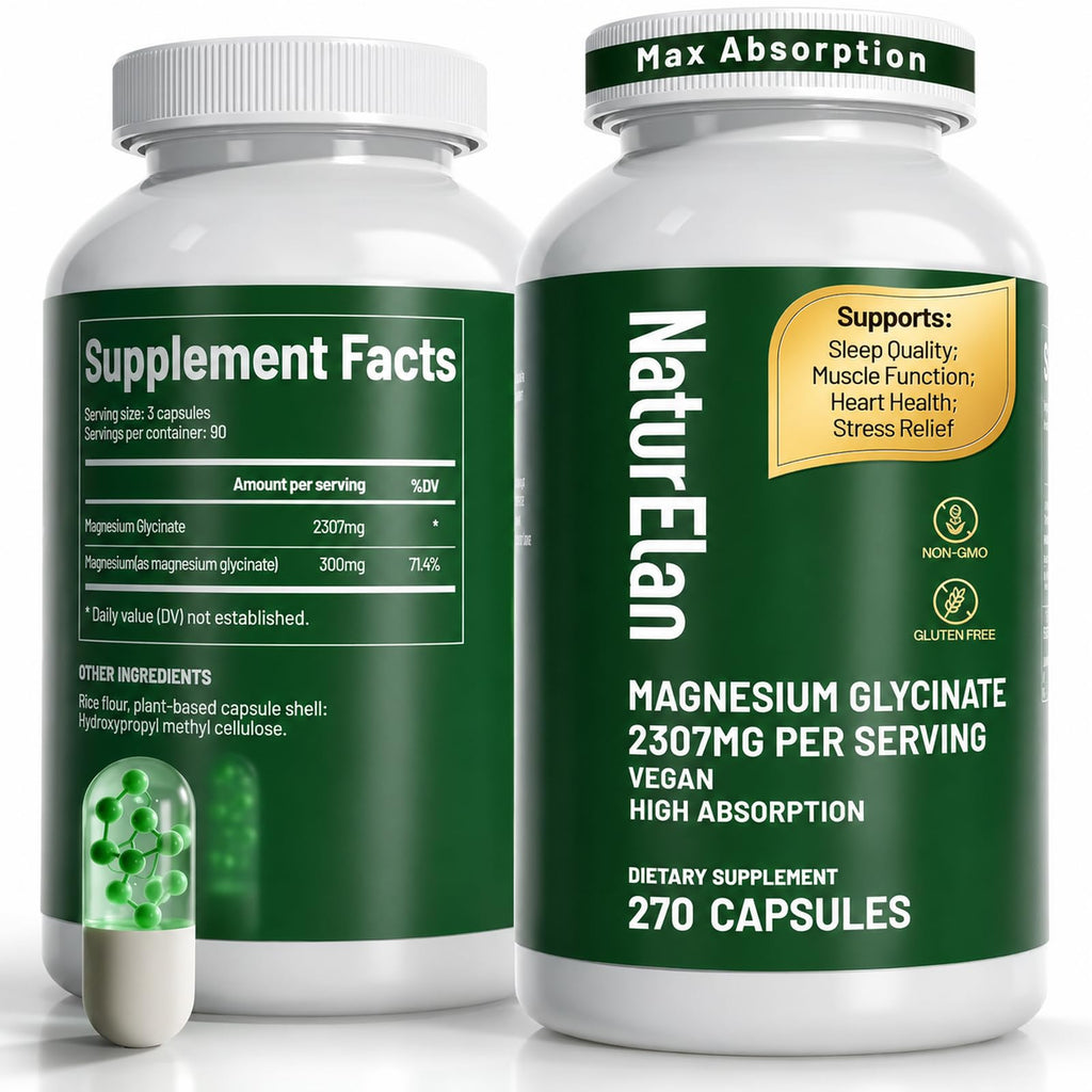 NaturElan magnesium glycinate supplement