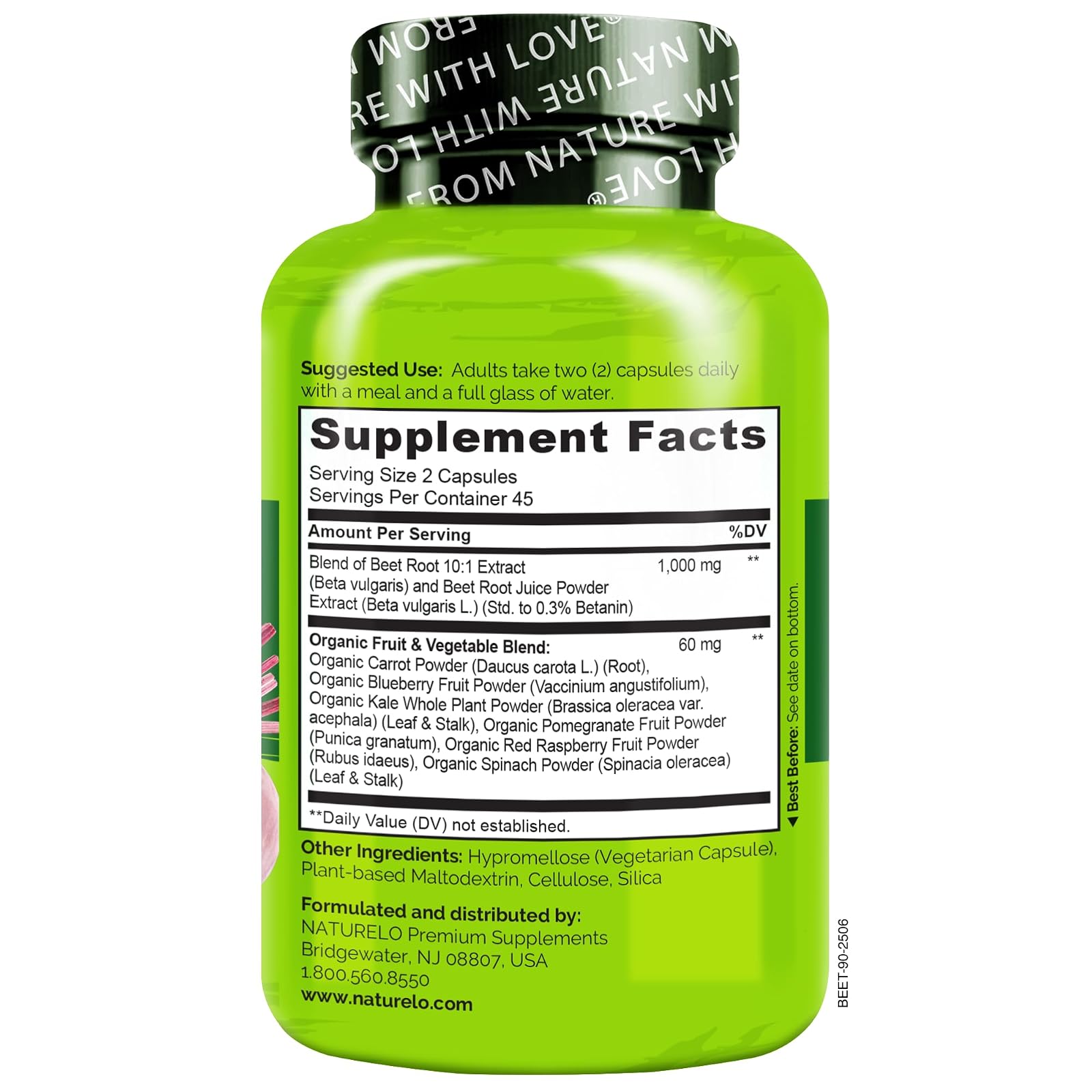 NATURELO beet root for improved circulation