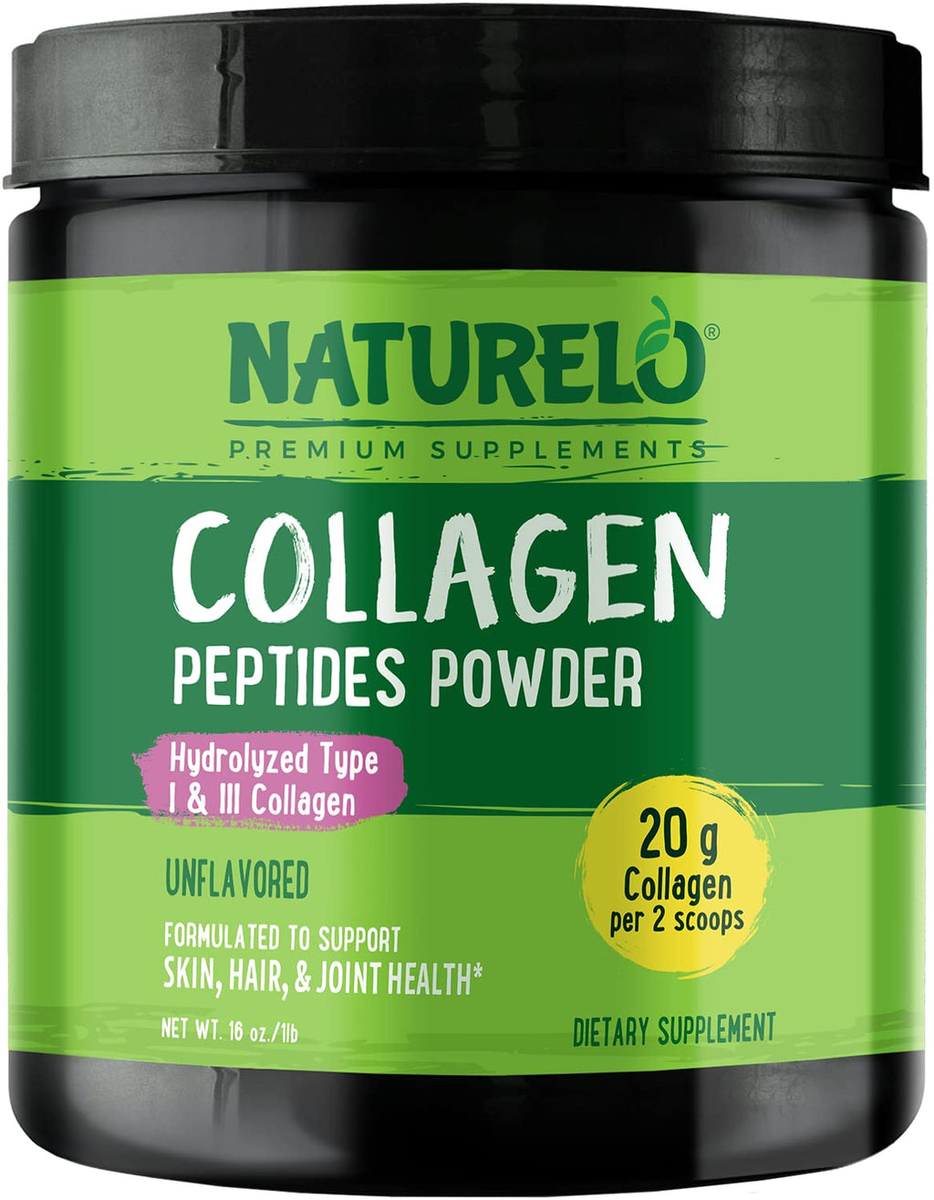 NATURELO collagen peptide powder benefits