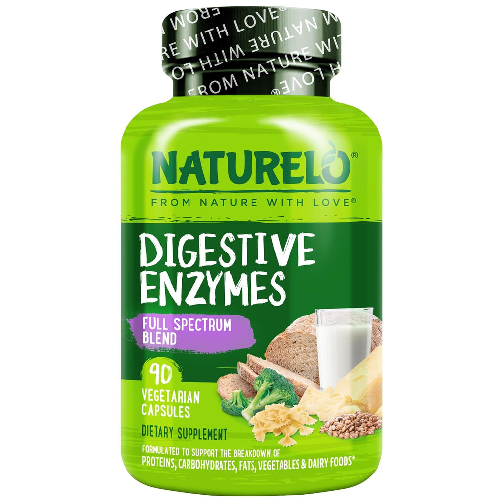 NATURELO digestive enzymes for gut health