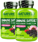 NATURELO elderberry vitamin C capsules