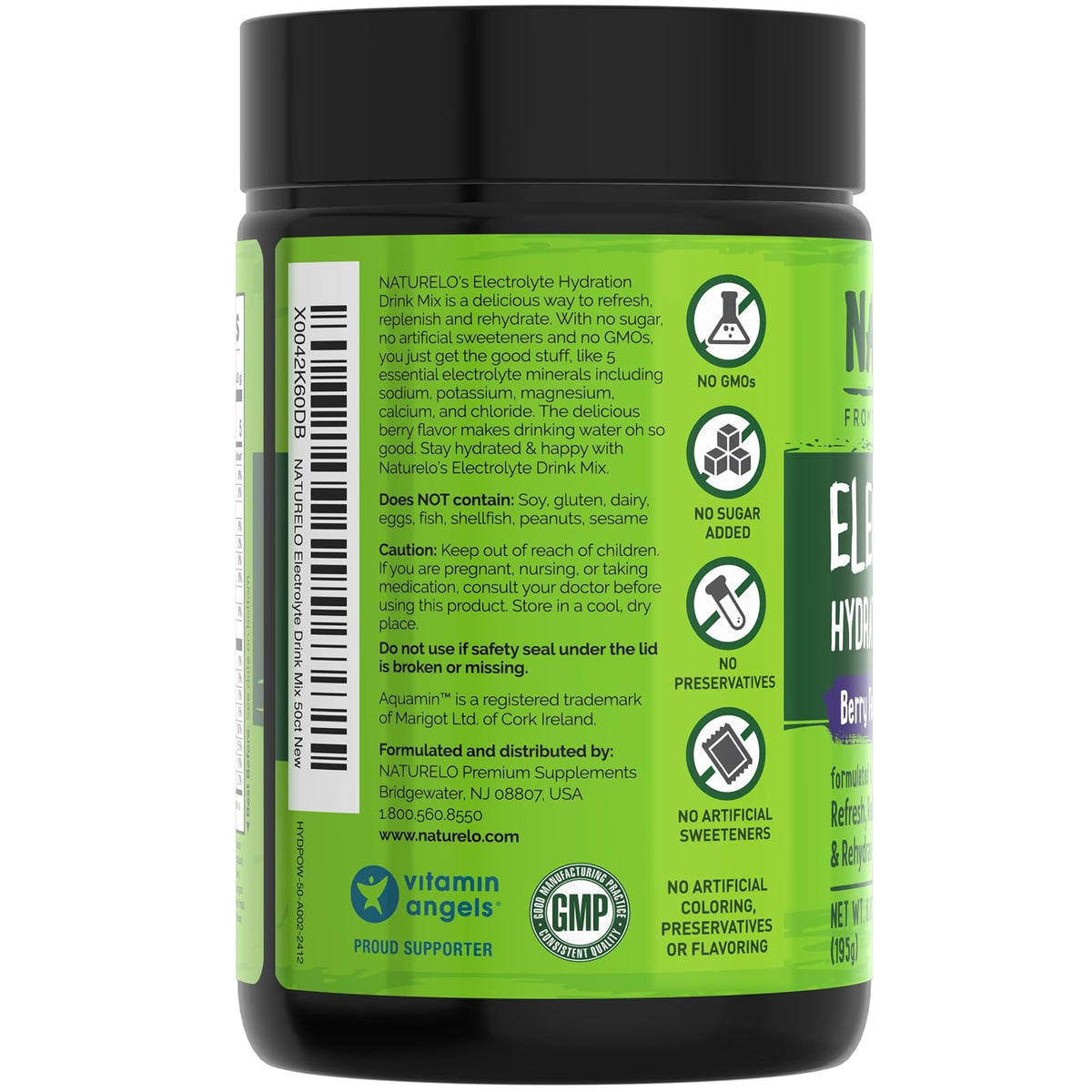 NATURELO electrolyte powder for hydration