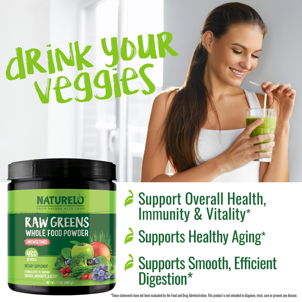 NATURELO greens for vibrant health