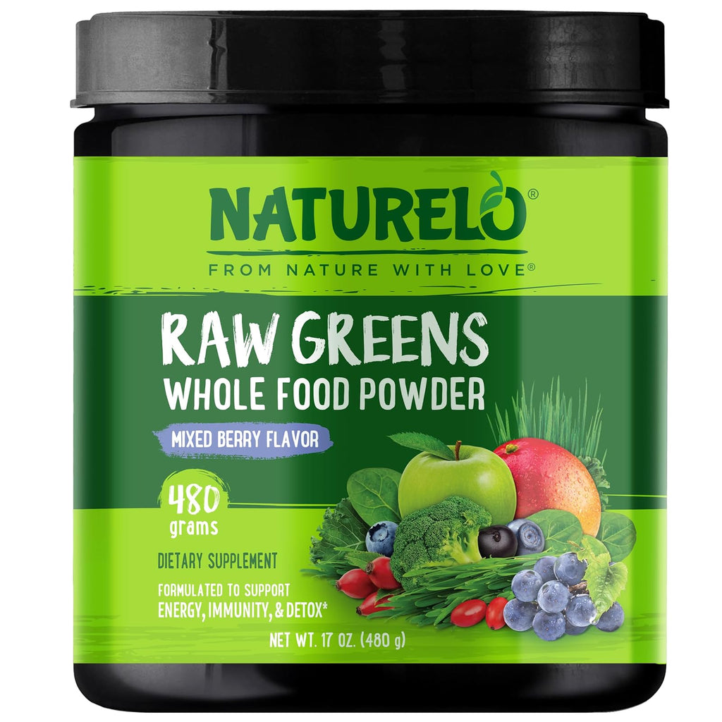 NATURELO greens powders for energy