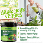 NATURELO greens powders with antioxidants