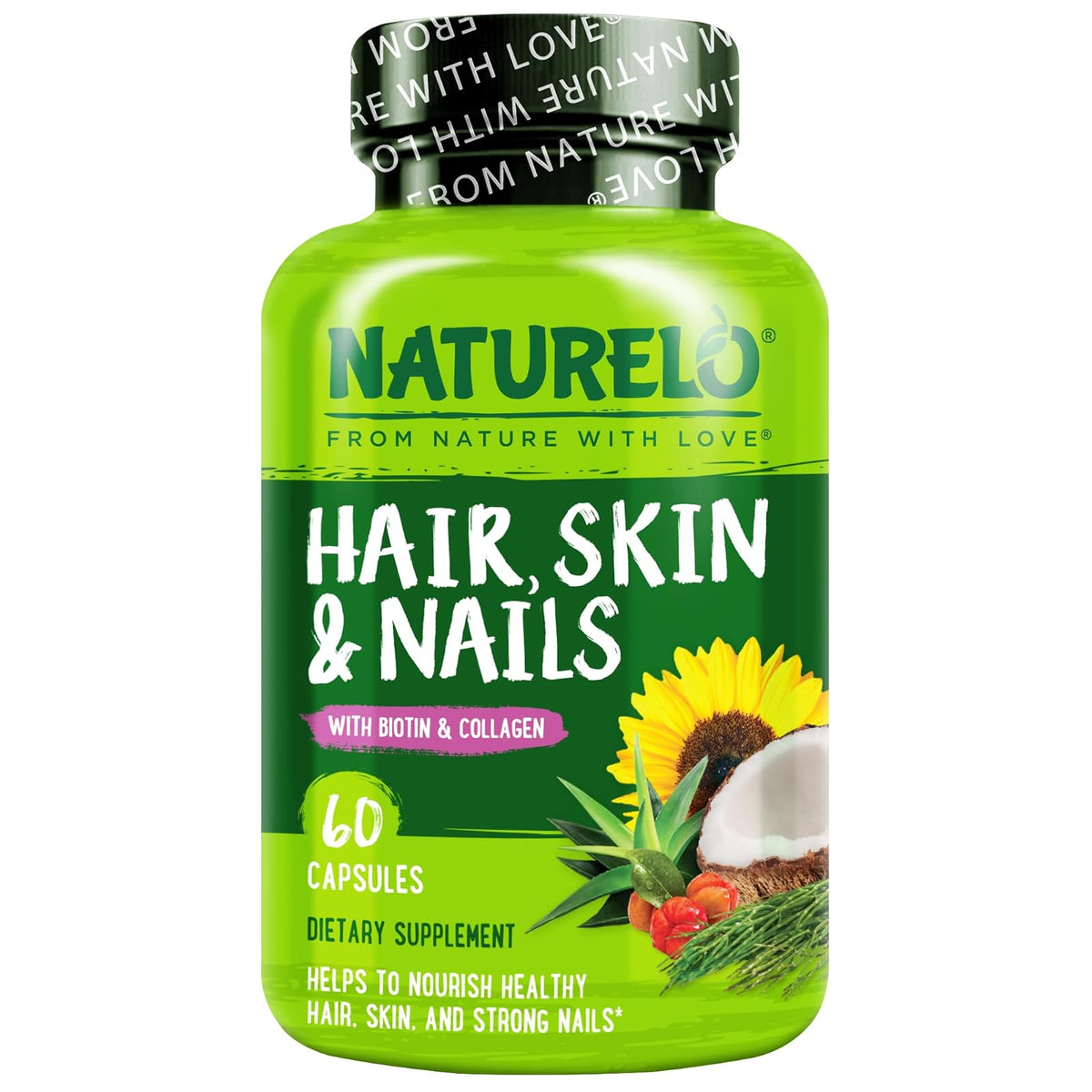 NATURELO hair skin & nails vitamins