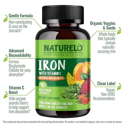 NATURELO iron for vegan diets