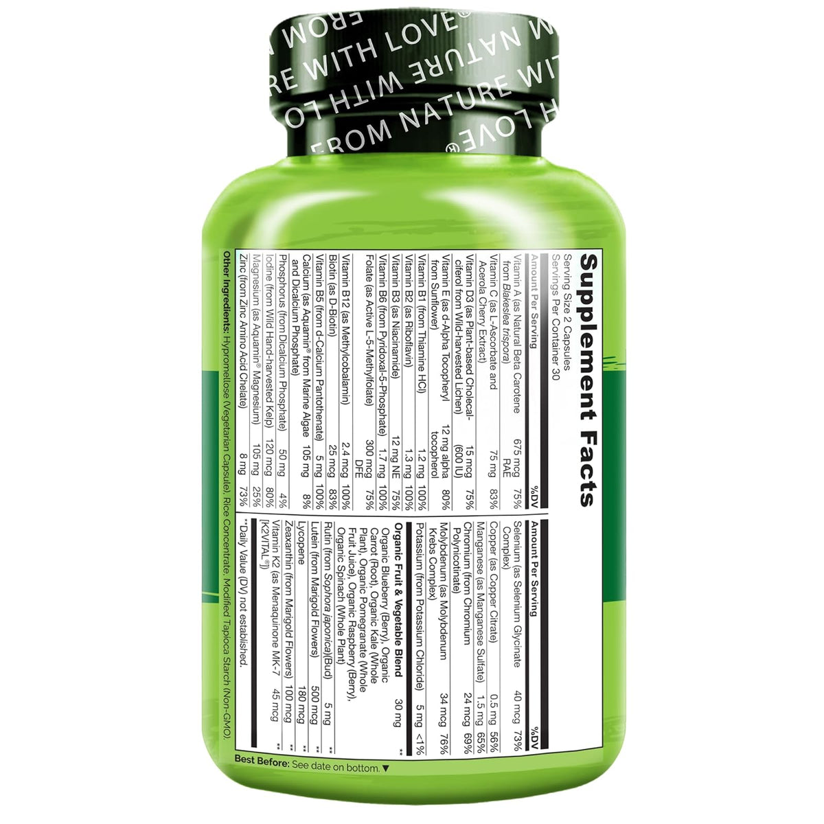 NATURELO kids multivitamin with nutrients