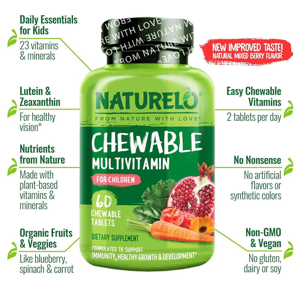 NATURELO kids vitamins natural ingredients