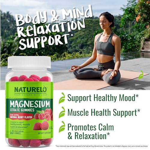 NATURELO magnesium gummies for daily health